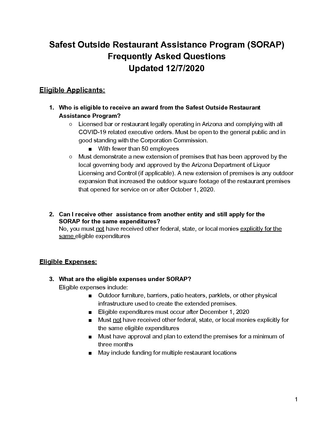 Restaurant Program_FAQ | Arizona Restaurant Association